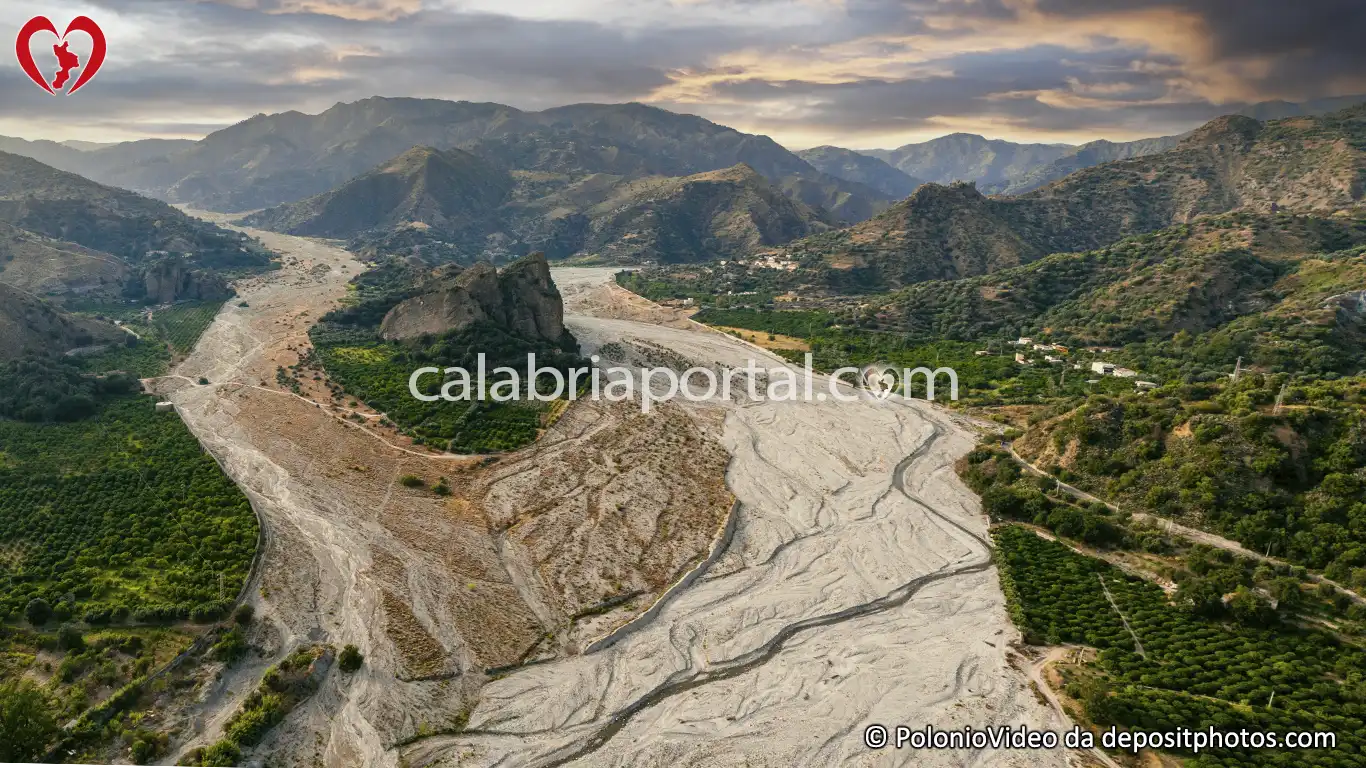 Fiumara Amendolea (Calabria): la più nota dell'Aspromonte
