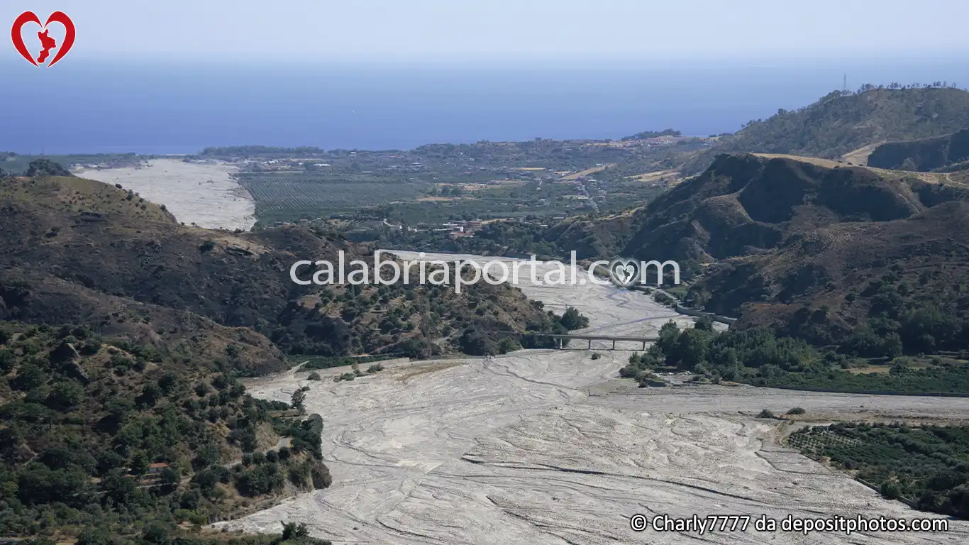 Fiumara Amendolea (Calabria): la più nota dell'Aspromonte